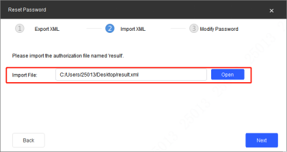 Using XML to reset Camera – Dahua Overseas Call Center
