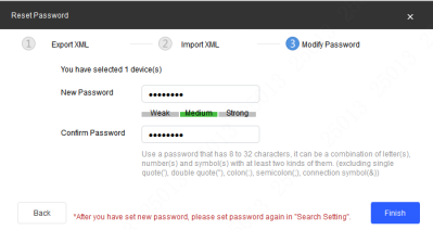 Using XML to reset Camera – Dahua Overseas Call Center